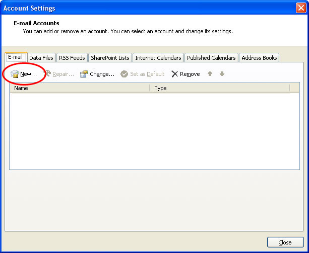 Setting up Google Apps email in Outlook 2007